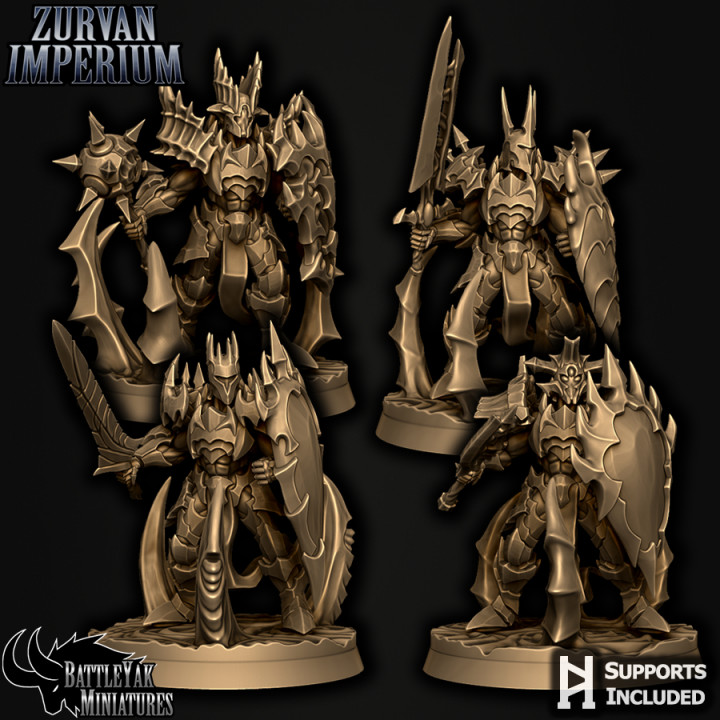 3D Printable Zurvan Imperium Character Pack by Battle Yak Miniatures