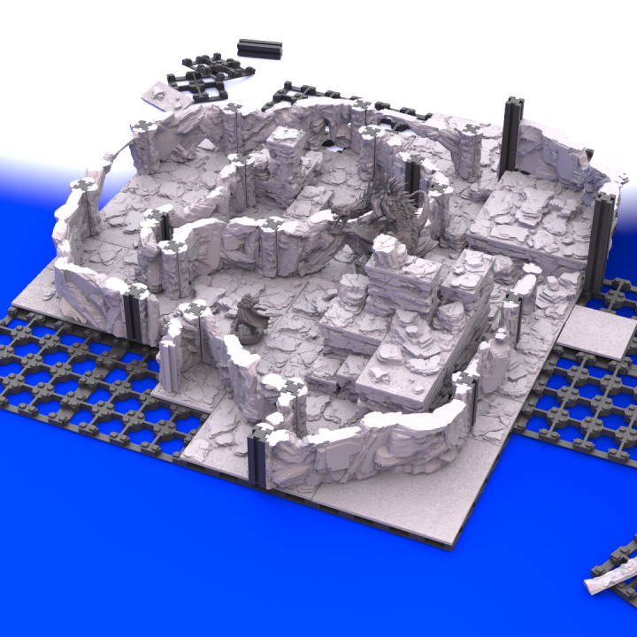 3D Printable Axolote Block - Core Set - OttP by Axolote Gaming