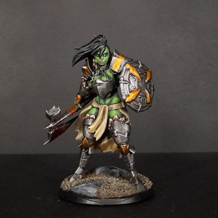 3D Print of Ankh, the Orc Forge Cleric by MonCapitan