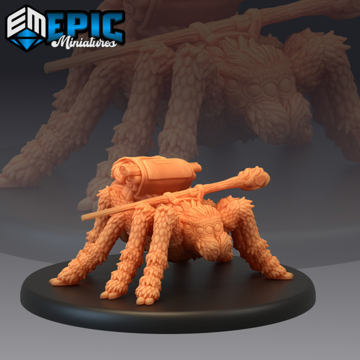 3D Printable Spider Adventurer Warlock / Nightmare Arachnid / Jungle ...