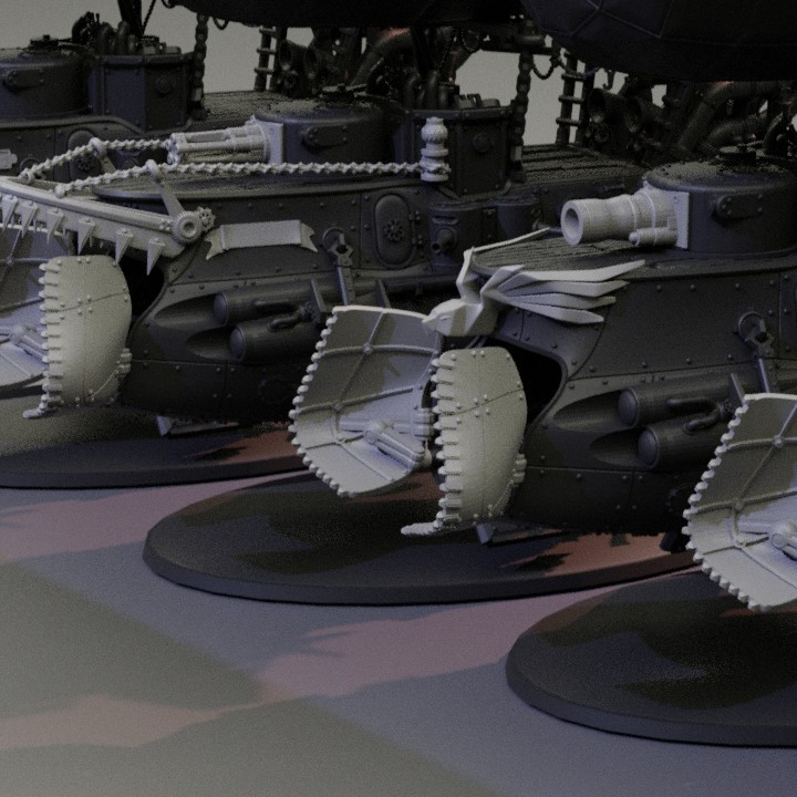 3D Printable Skydread Dreadnought by ddd_martin_miniatures