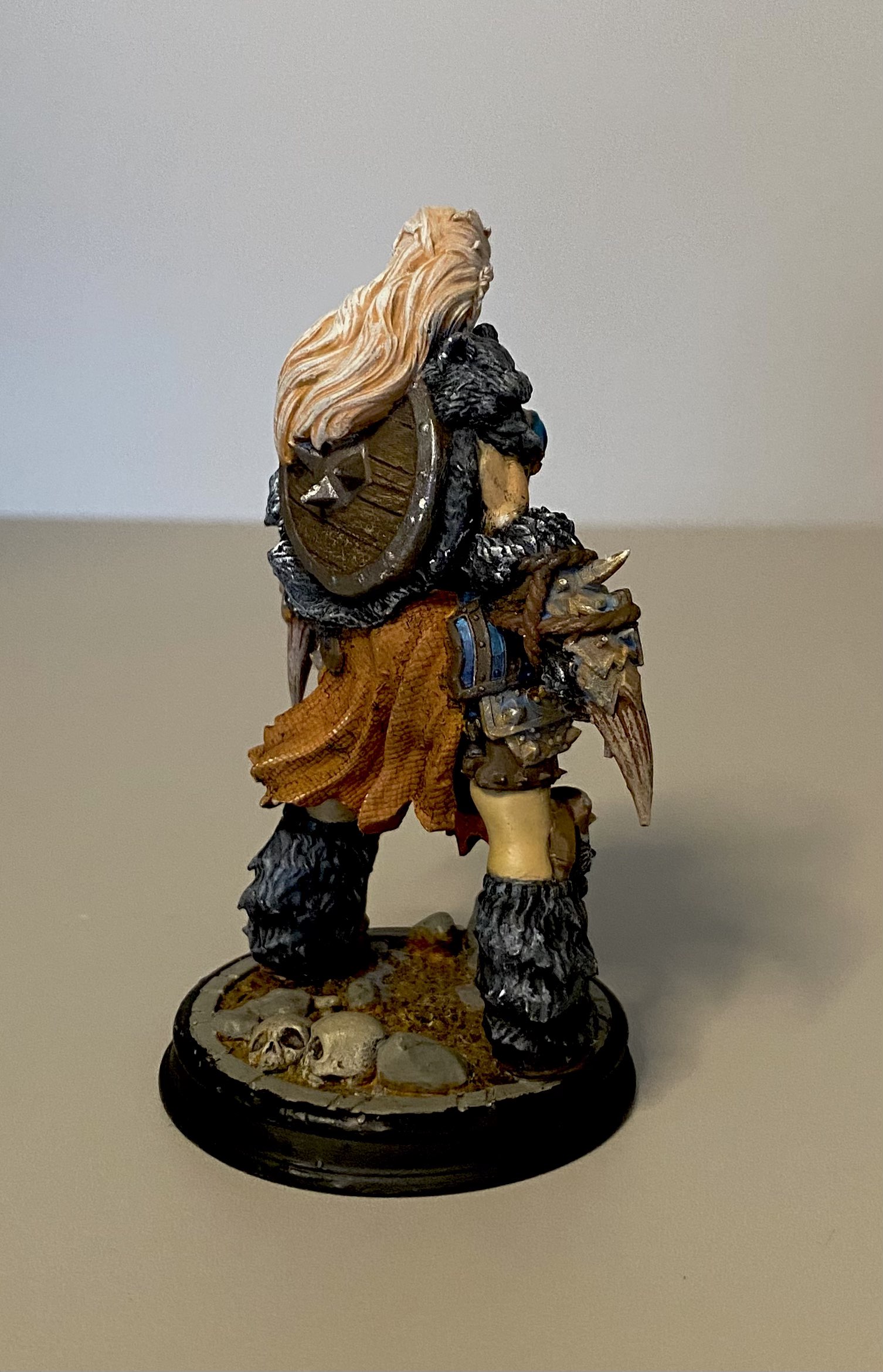 3D Printable Human Berserker Barbarian - Hilda Bjornstain by DM Stash