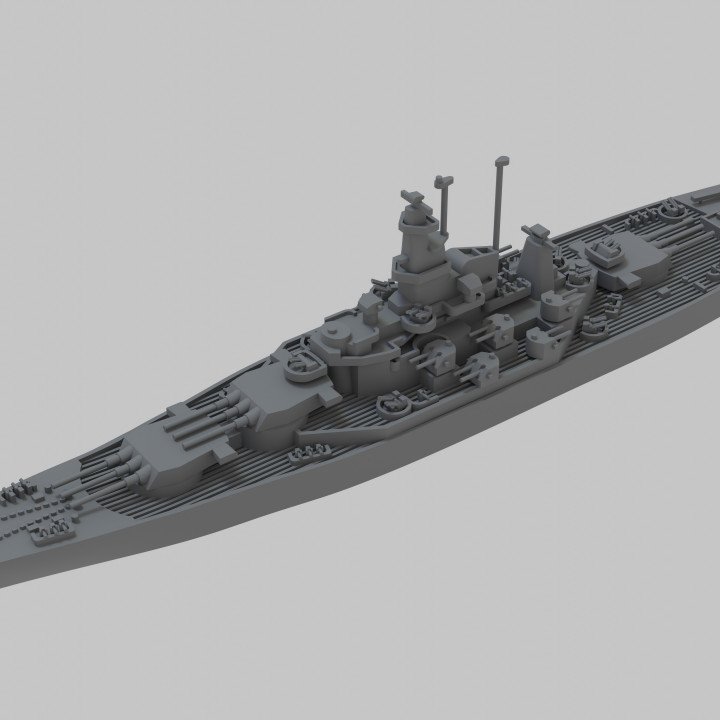 3D Printable United States Navy WW2 South Dakota class battleship by ... 3D Printable United States Navy WW2 South Dakota class battleship by ...