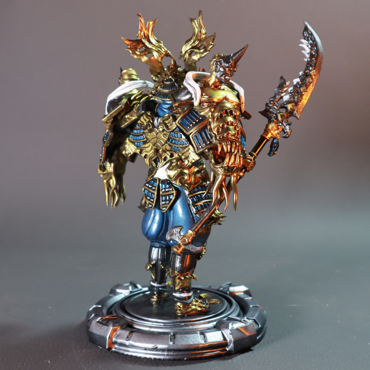 3D Printable Galvanax, Evil Boss (pre-supported) by Mojibake Collectibles