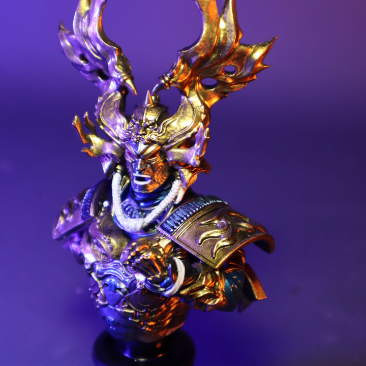 3D Printable Galvanax, Evil Boss Bust (pre-supported) by Mojibake ...