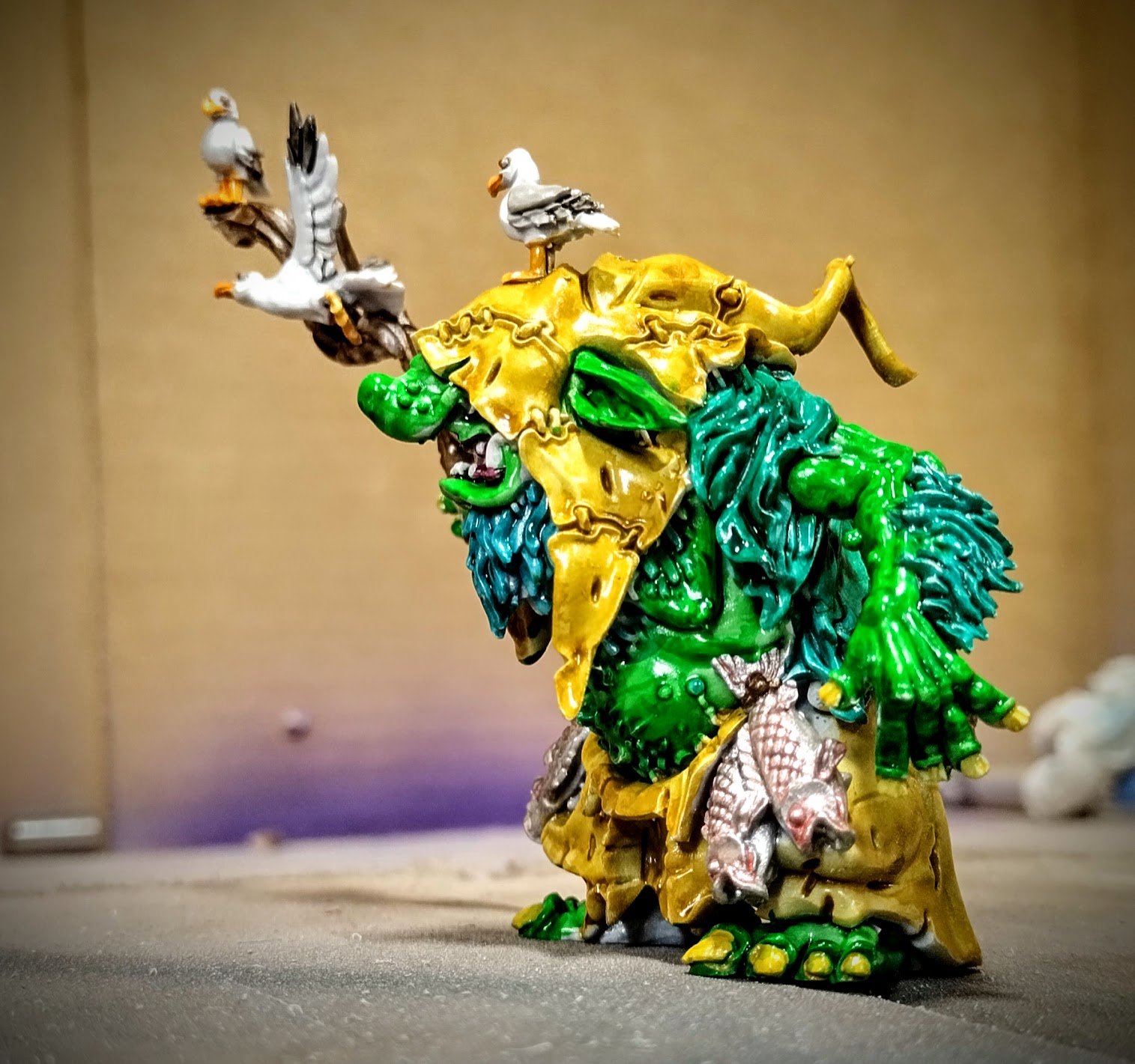 3D Printable Buggane - Sea Troll by Warp Miniatures