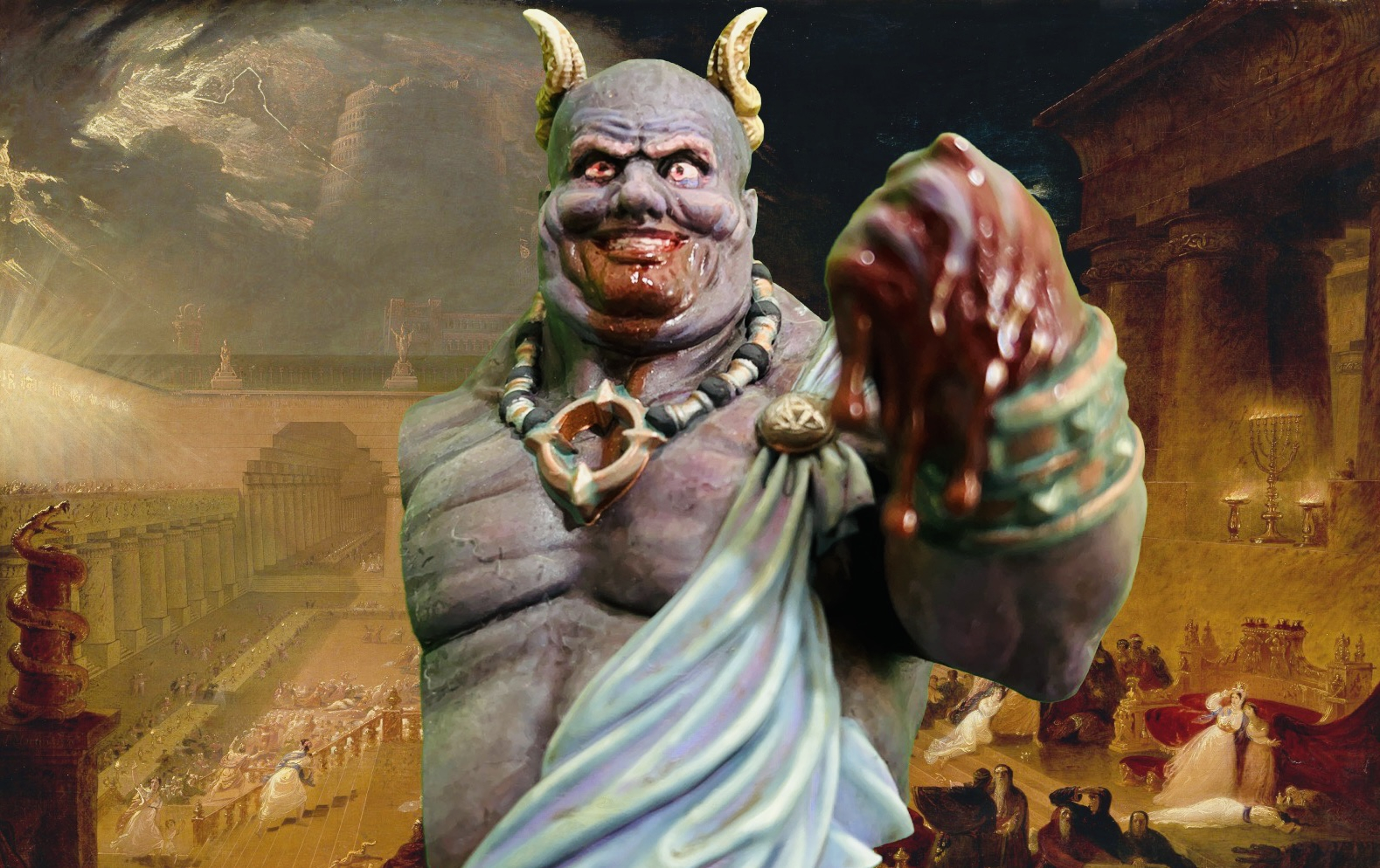 3D Printable The Blood Drinker - Bust by Flesh of Gods