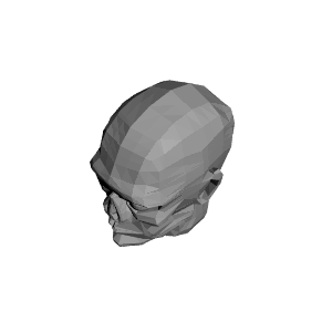 3D Printable 28mm Standard Mutant Head - Lobsterpot by Samuel Allan