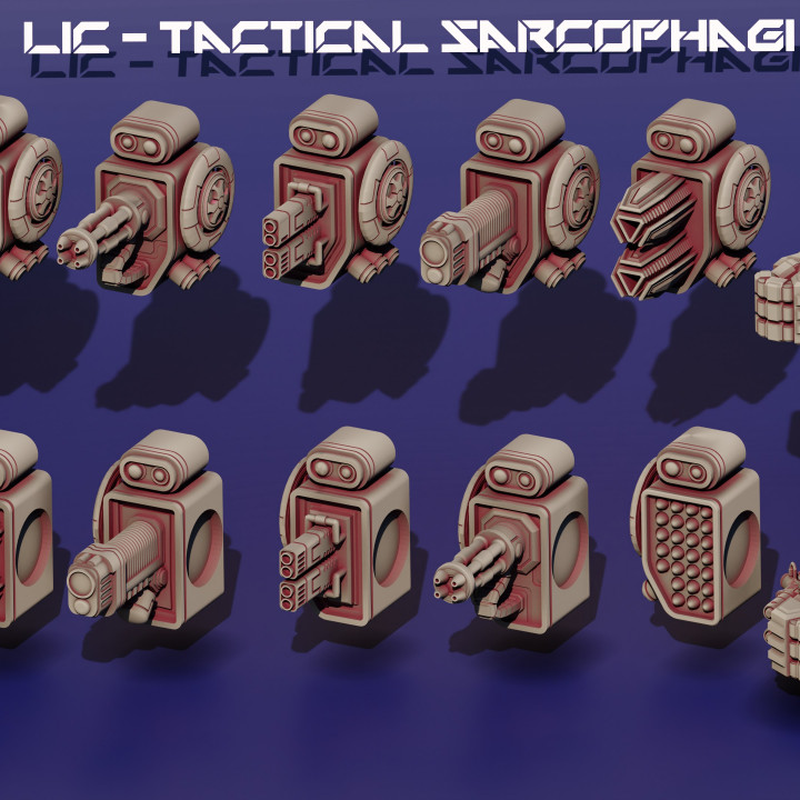 3D Printable LIC SMP - Tactical Sarcophagi by The Lelanian Industrial ...