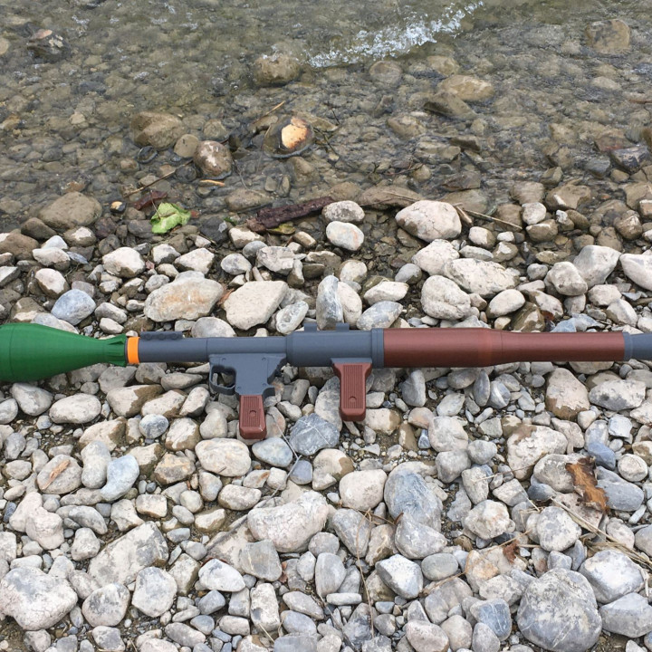 3D Printable RPG-7 Life size by Mario