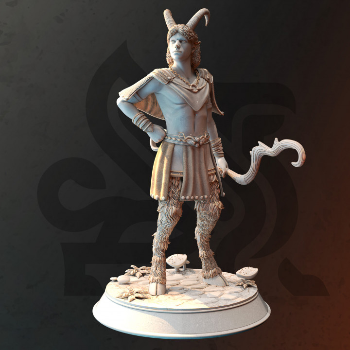 3D Printable Satyr Moon Ranger - Ranacio of Havenmond by DM Stash