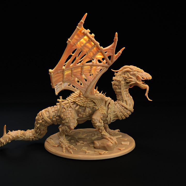 3D Printable Mimic Dragon | PRESUPPORTED | Oozes VS Mimics by The ...