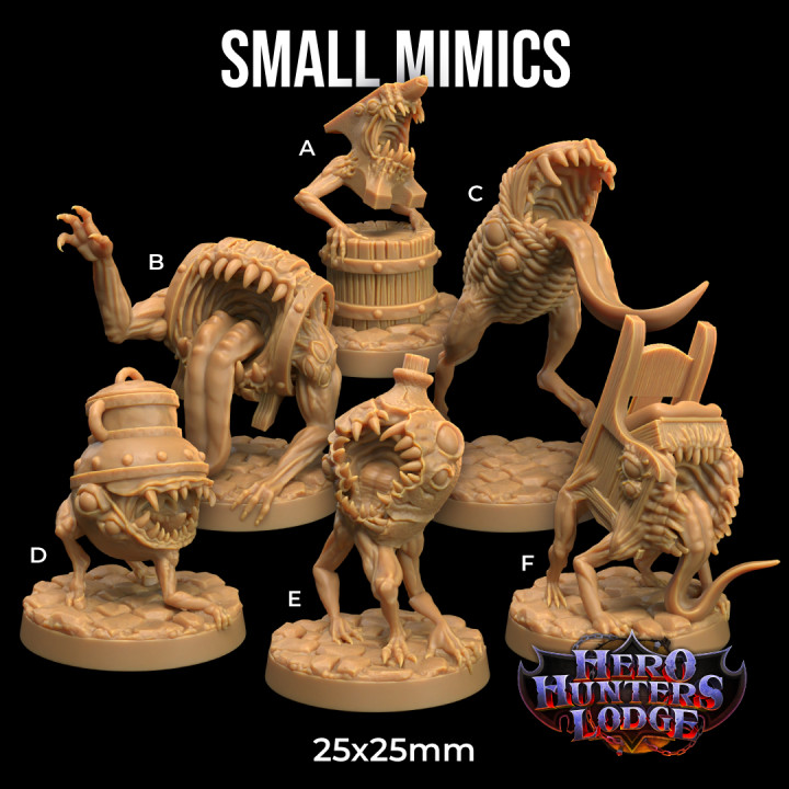 3D Printable Mimics & Ordinary Objects | PRESUPPORTED | Hero Hunters ...