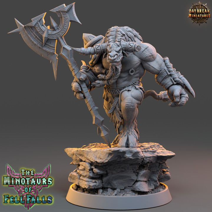 3D Printable The Minotaurs of Fell Falls - COMPLETE PACK by Daybreak ...
