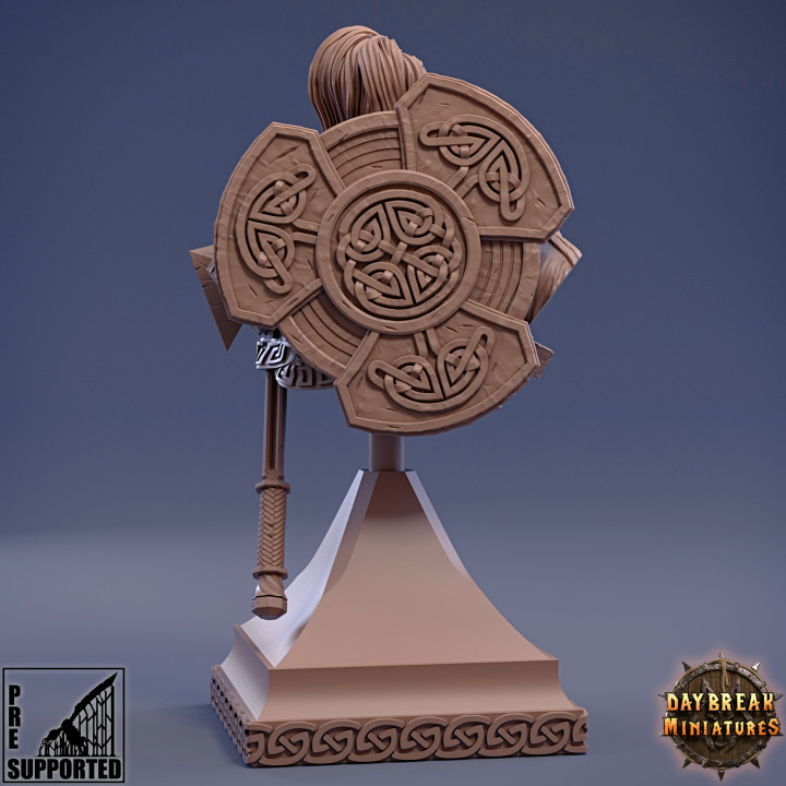 3D Printable Fandra Firebrand - BUST by Daybreak Miniatures