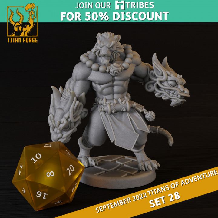 3D Printable RPG - DnD Hero Characters - Titans of Adventure Set 28 by ...
