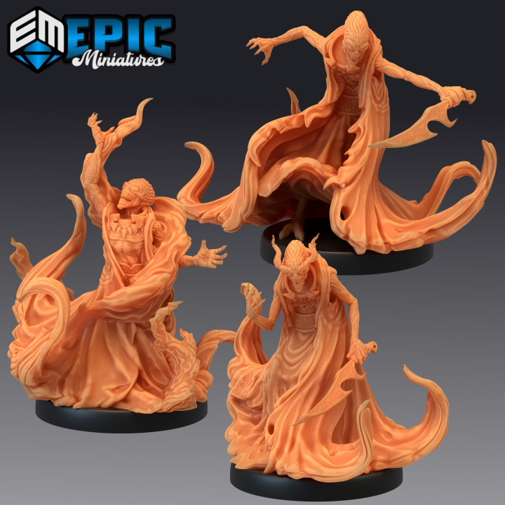 3D Printable Ultro Demon Set / Mysterious Mastermind / Nightmare Ruler ...