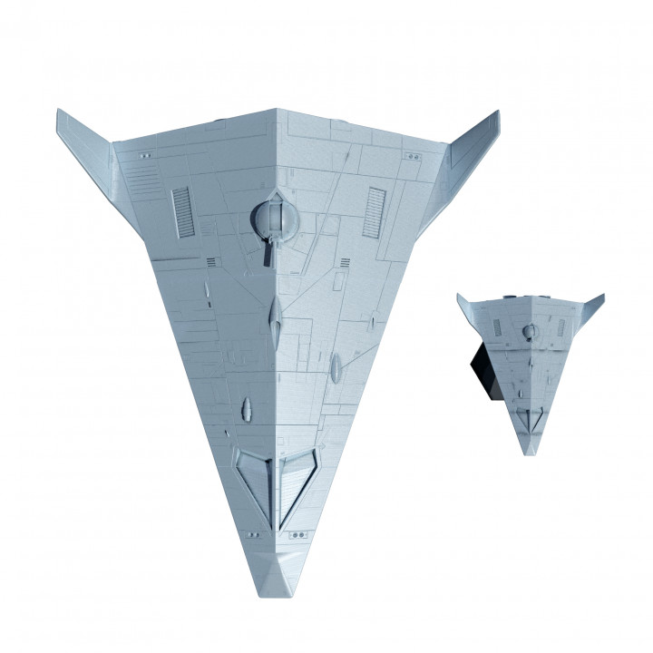 3D Printable Type S - Scout with Wings & Snub Nose by 2nd Dynasty