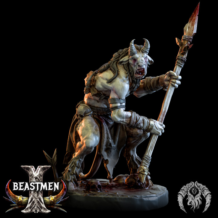 3D Printable Capra Scouts x 6 by Bestiarum Miniatures