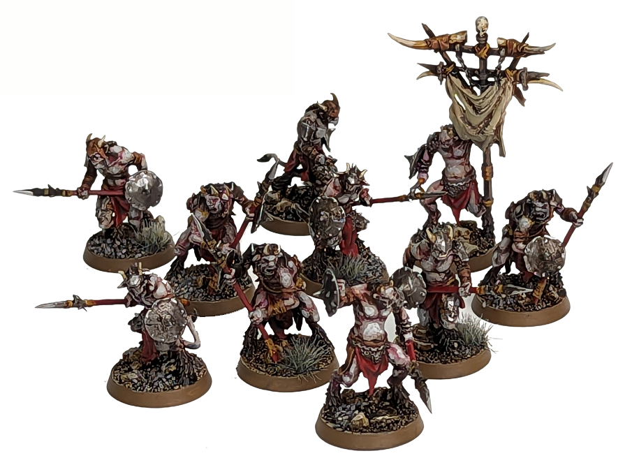 3D Printable Capra Scouts x6 | Beastmen by Bestiarum Miniatures