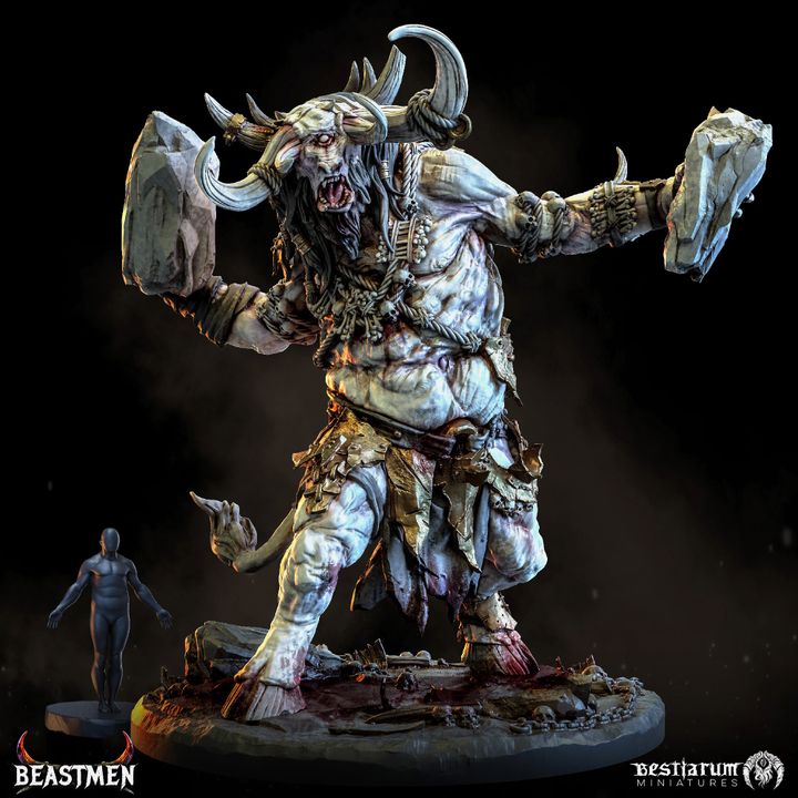 Descargar Cyrox | Beastmen de Bestiarum Miniatures