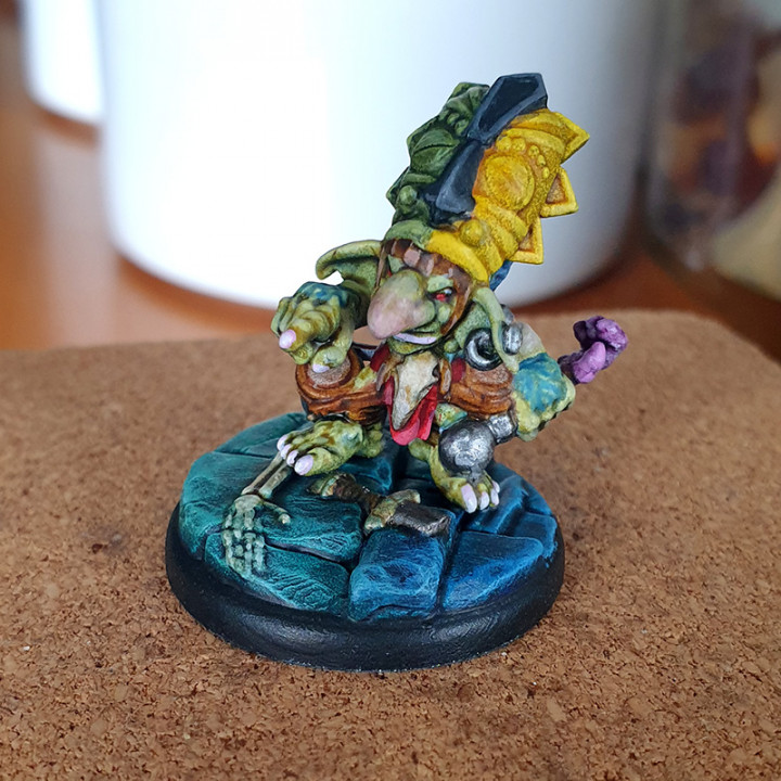 3D Print of Gnoblar #7 - Ogre Team by arocSyllinbeh