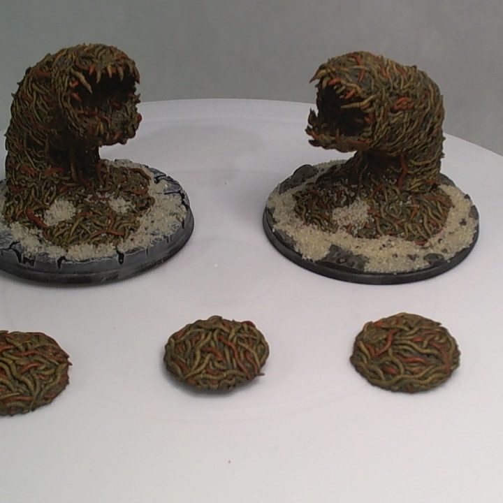 3D Print of 4 WORMS SWARM by vGormless