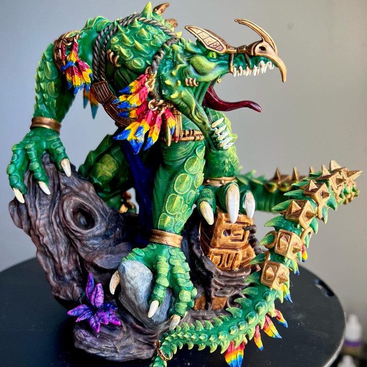 3D Print of Dread Titan (Gator) - Saurians by Drewbert147