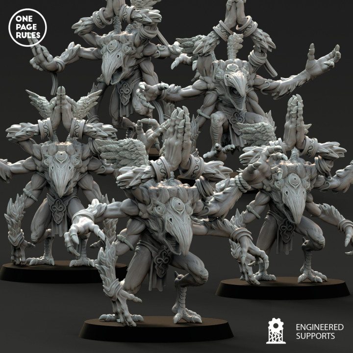 3D Printable Change Daemons - Army Bundle by One Page Rules