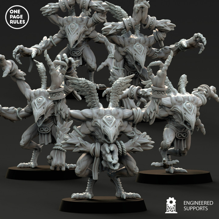 3D Printable Change Daemons - Army Bundle by One Page Rules