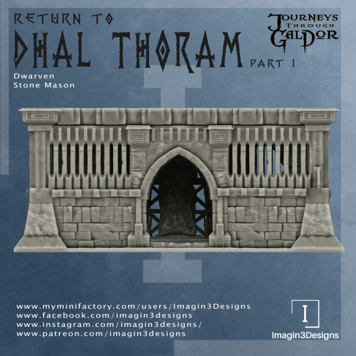 3D Printable Dwarven Stone Mason by Imagin3Designs