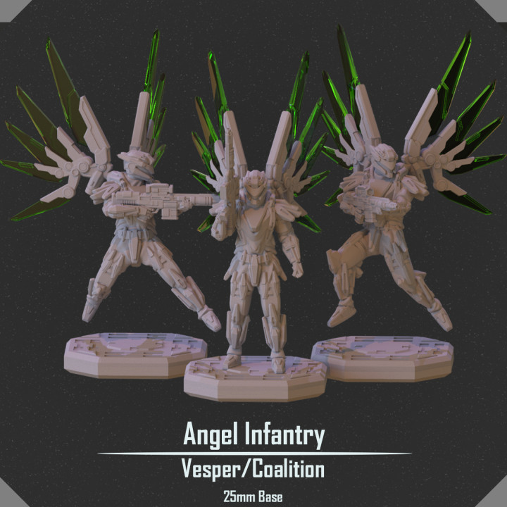 3D Printable Angel Infantry Machine Gun by Vesper Project