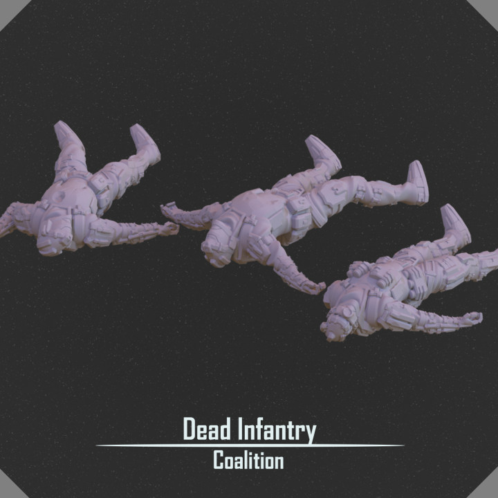 3D Printable Dead Infantry by Vesper Project