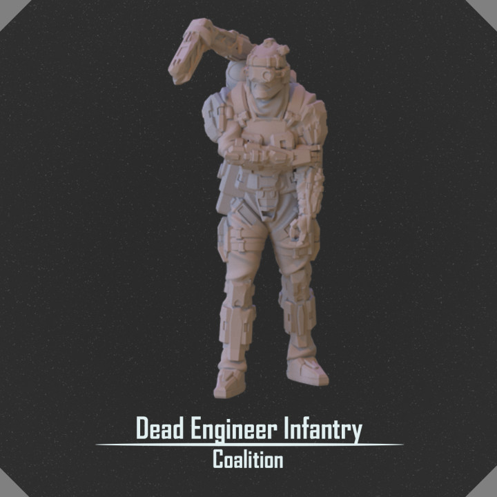 3D Printable Dead Infantry by Vesper Project