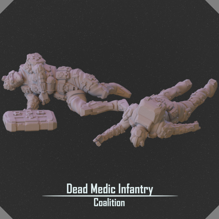 3D Printable Dead Infantry by Vesper Project