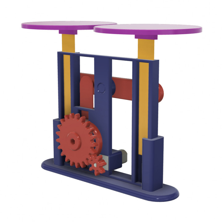 3D Printable A 3D Printed Slinky Machine by Greg Zumwalt