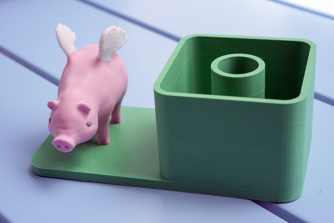 3D Printable Flying pig by Philippe Barreaud