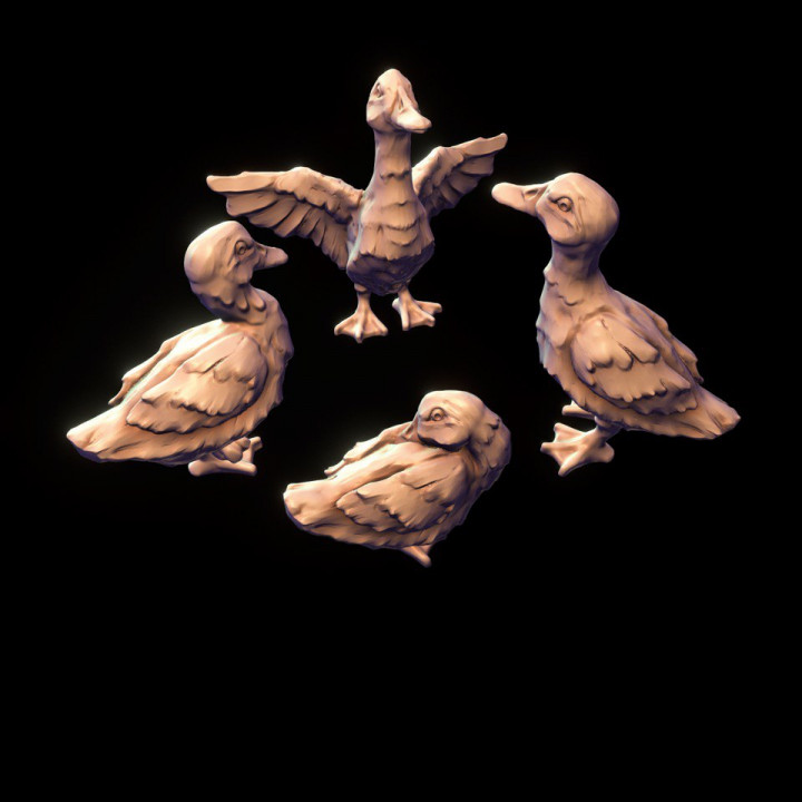 3D Printable Duck pack by StoneAxe Miniatures