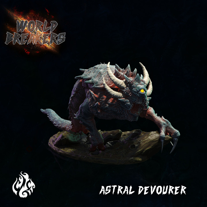 3D Printable World Breakers: Astral Devourer - September '22 Loyalty Reward by Crippled God Foundry