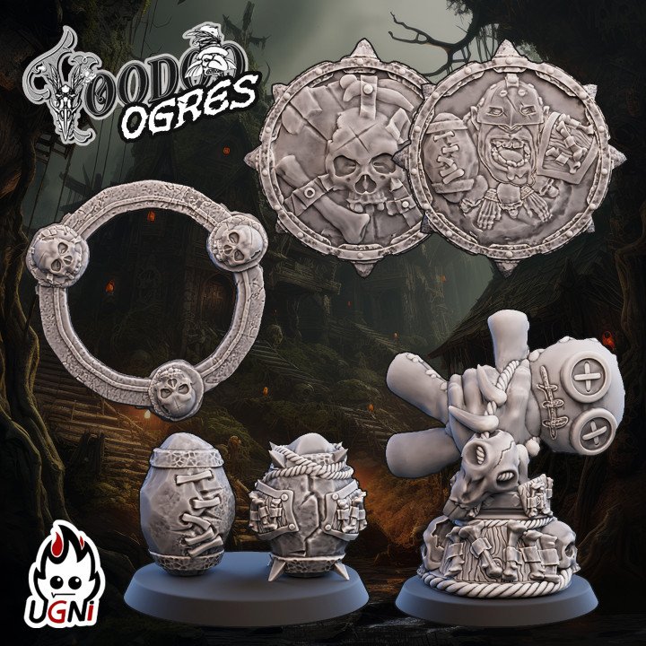 3D Printable Team tokens and balls for Voodoo Ogres - Fantasy Football ...