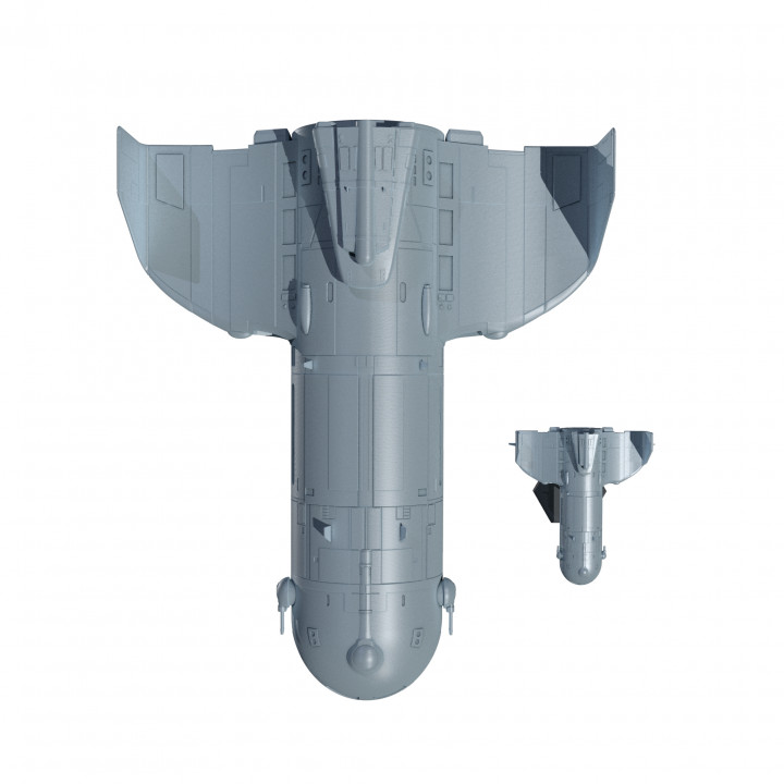 3D Printable Type R - Subsidized Merchant Traveller Miniatures by 2nd ...