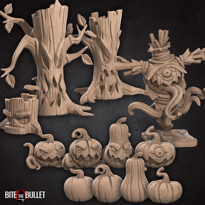 3D Printable September 2022 Release - Bullet Town Halloween by Bite the ...