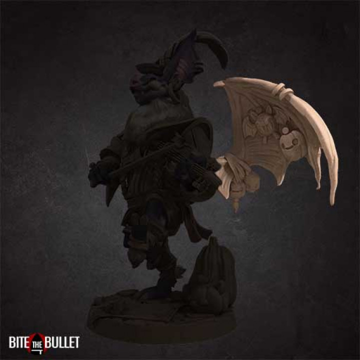 3D Printable Marcia, the Batfolk Puppeteer by Bite the Bullet