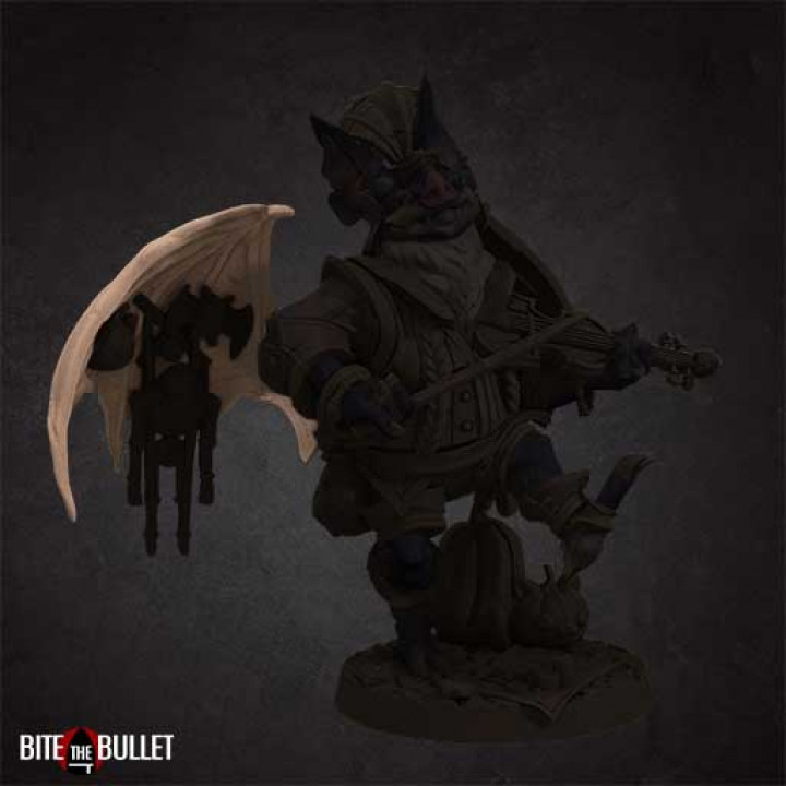 3D Printable Marcia, the Batfolk Puppeteer by Bite the Bullet