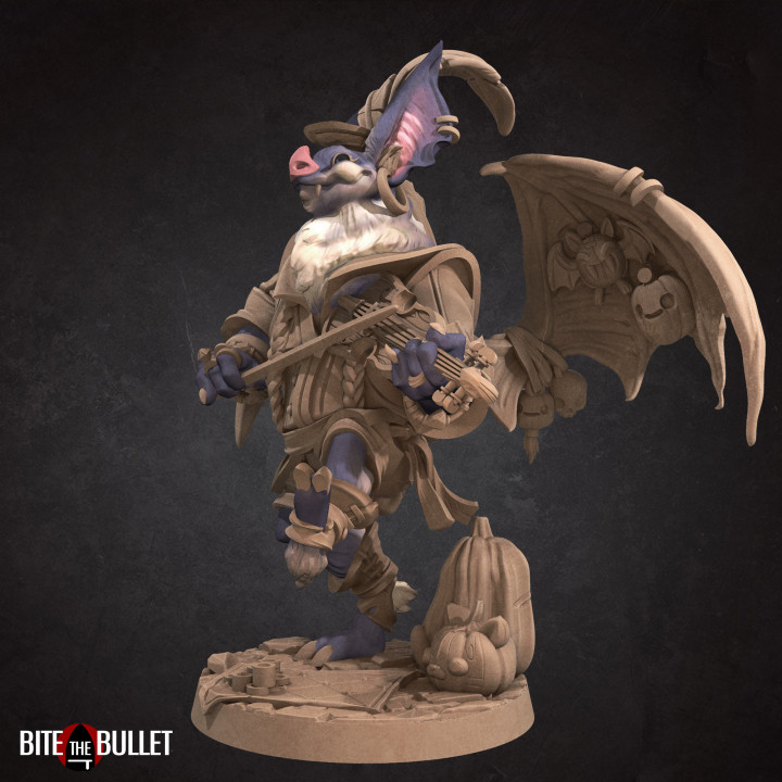 3D Printable Marcia, the Batfolk Puppeteer by Bite the Bullet