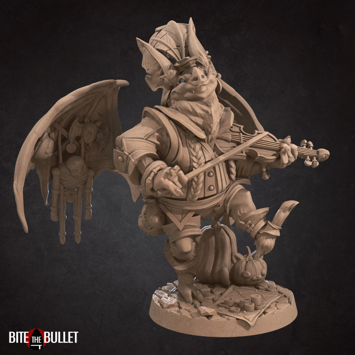 3D Printable Marcia, the Batfolk Puppeteer by Bite the Bullet