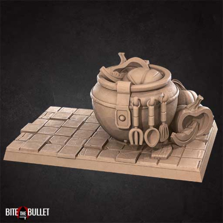 3D Printable Ramsak, the Dragonborn Cook by Bite the Bullet