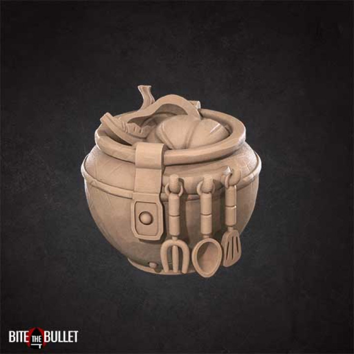 3D Printable Ramsak, the Dragonborn Cook by Bite the Bullet