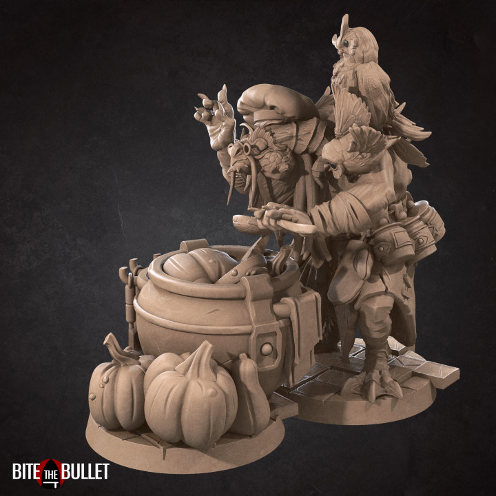 3D Printable Ramsak, the Dragonborn Cook by Bite the Bullet
