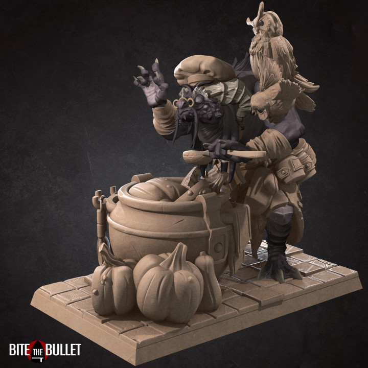 3D Printable Ramsak, the Dragonborn Cook by Bite the Bullet